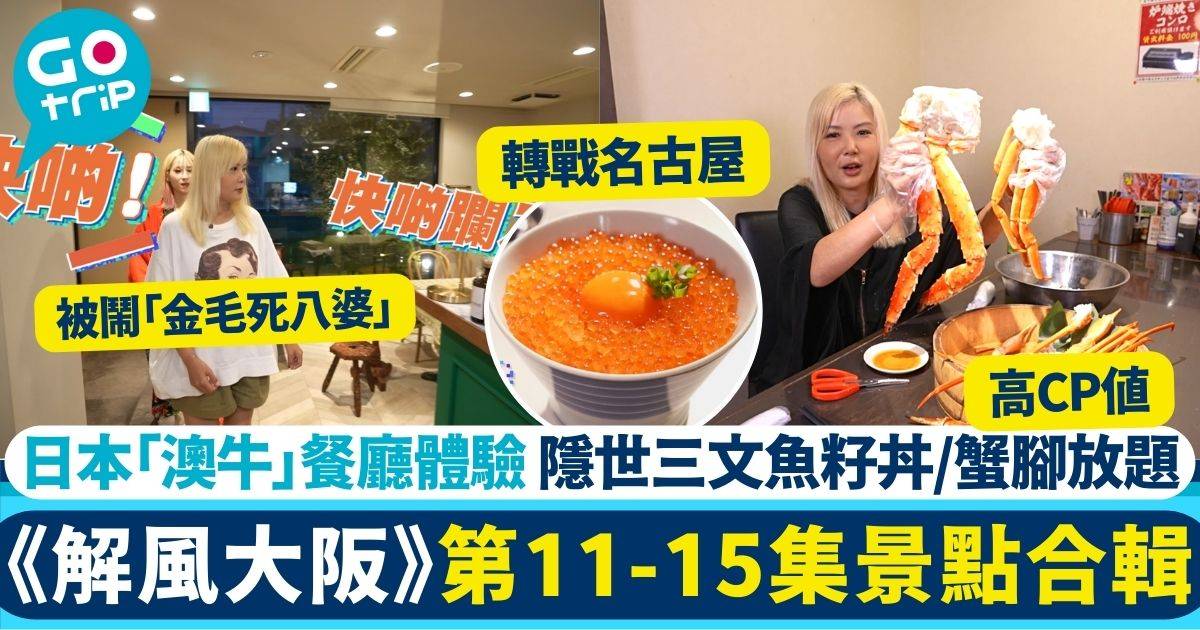 解風大阪｜第11至15集重點整合大阪＋名古屋景點/美食餐廳/購物行程